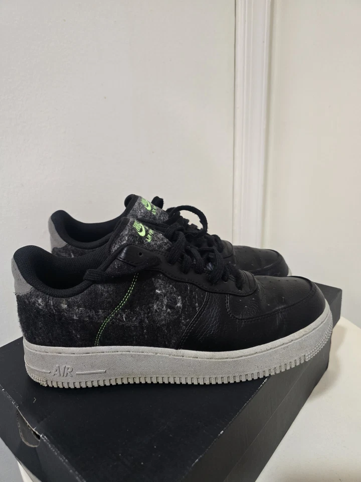 Nike Air Force 1 '07 LV8 Recycled Wool Pack - Black Electric Green for ...