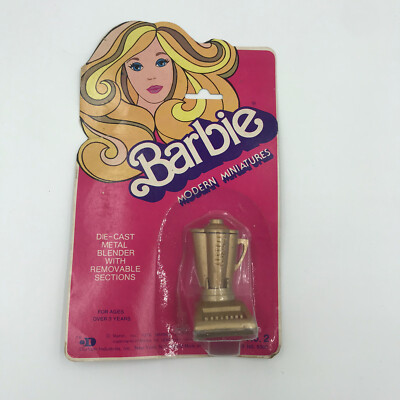 Barbie Doll Modern Miniatures Diecast Blender Mattel Vintage 1976 | eBay