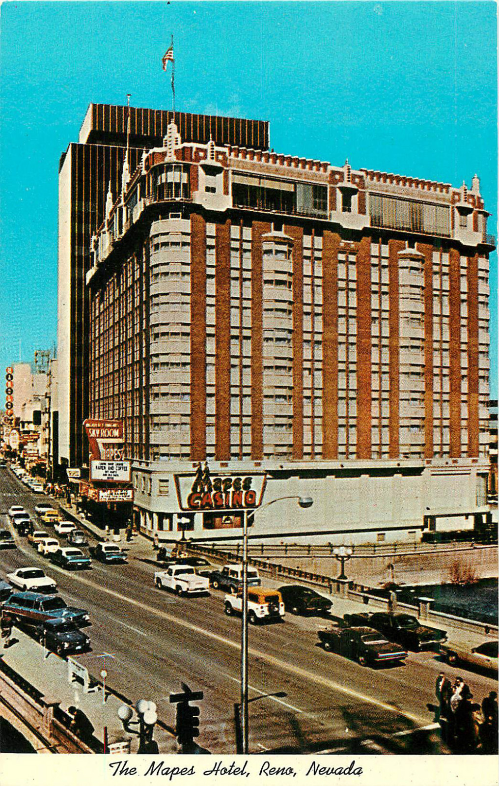 RENO NV MAPES HOTEL CHROME POSTCARD P/C | eBay