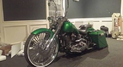 8" Fiberglass Bagger Kit for Harley Davidson Rear | Gray | USA Made ...