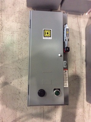 Square D Size 0 Combination Motor Starter 8538SBG11V81FF4P72TX22 30 Amp ...