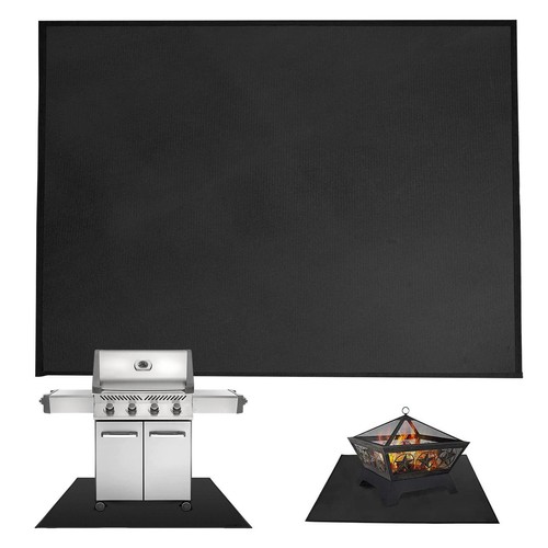 Camping Grill Fireproof Mat Grill Fireproof Stove Mat Fire Pit Ember ...