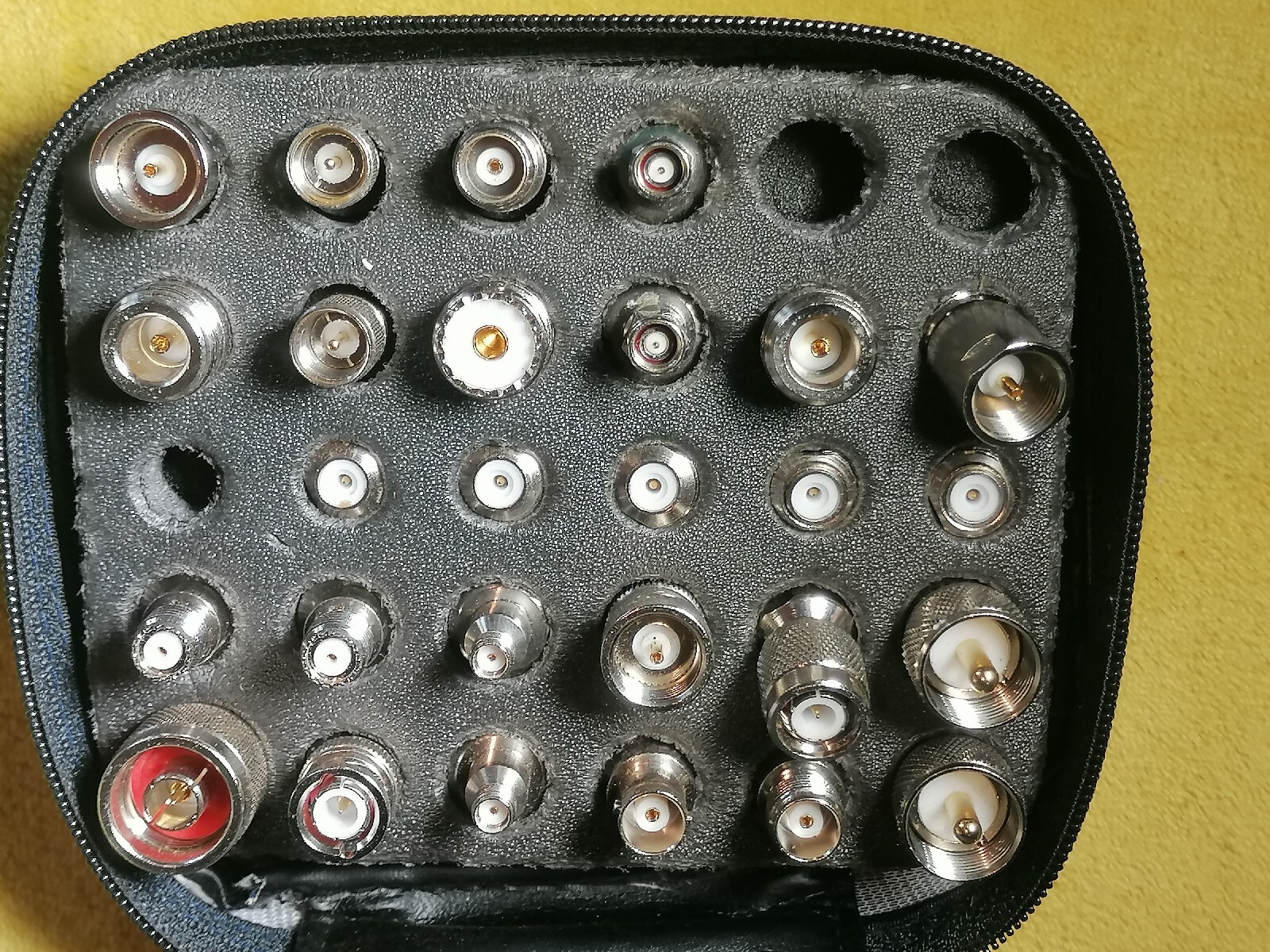 27pcs RF Coaxial Universal Adapter Kit WIFI MMCX N TNC SMA BNC ...