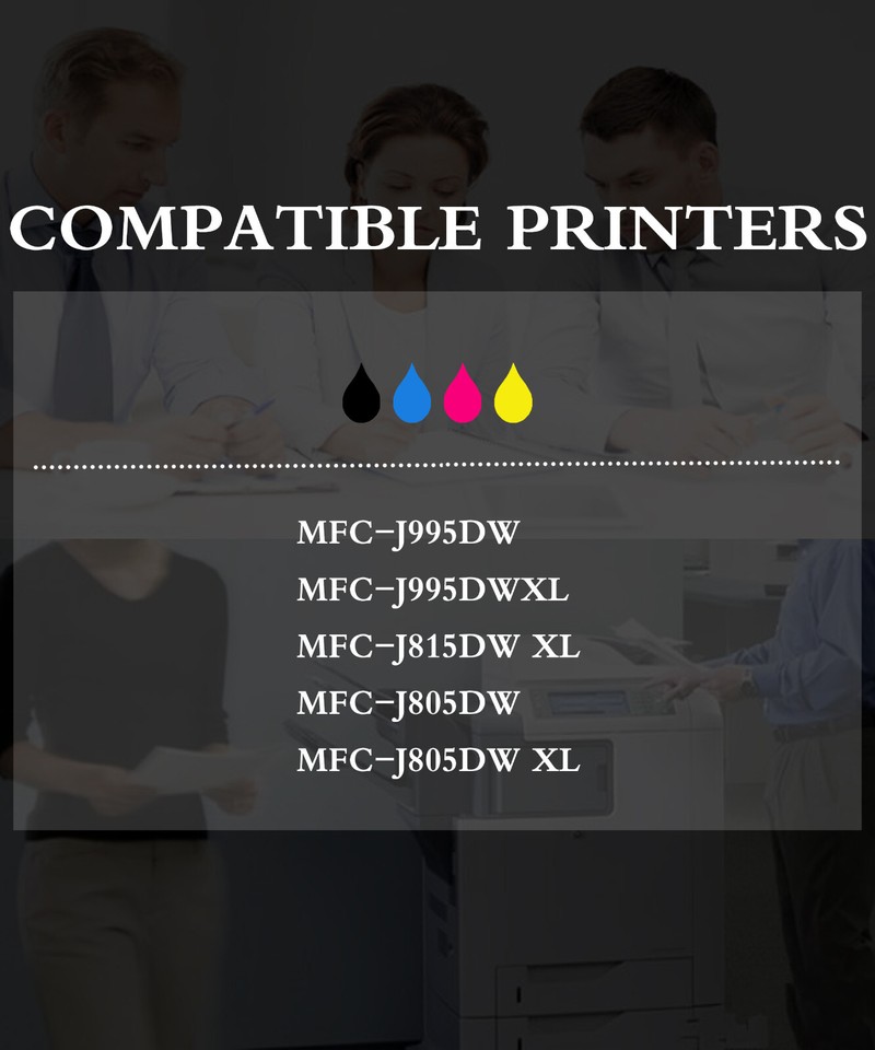 3P LC3035BK LC3035 Black Toner Cartridge for MFC J995DW J805DW J815DW ...