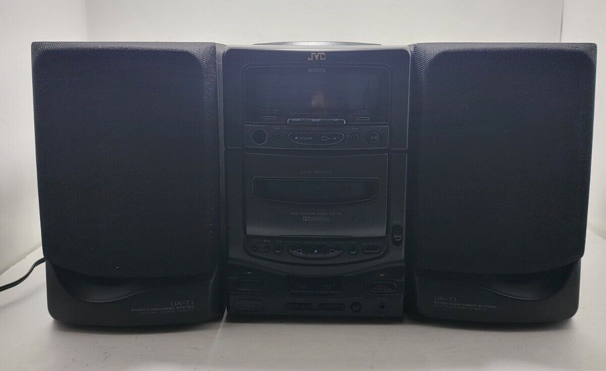 JVC UX-T1 Micro Component AM/FM/CD/ Tape-Tested Works Great | eBay
