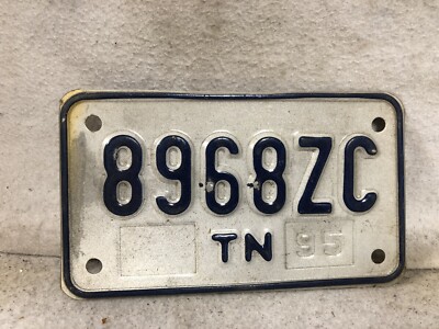 1995 Tennessee Motorcycle License Plate | eBay