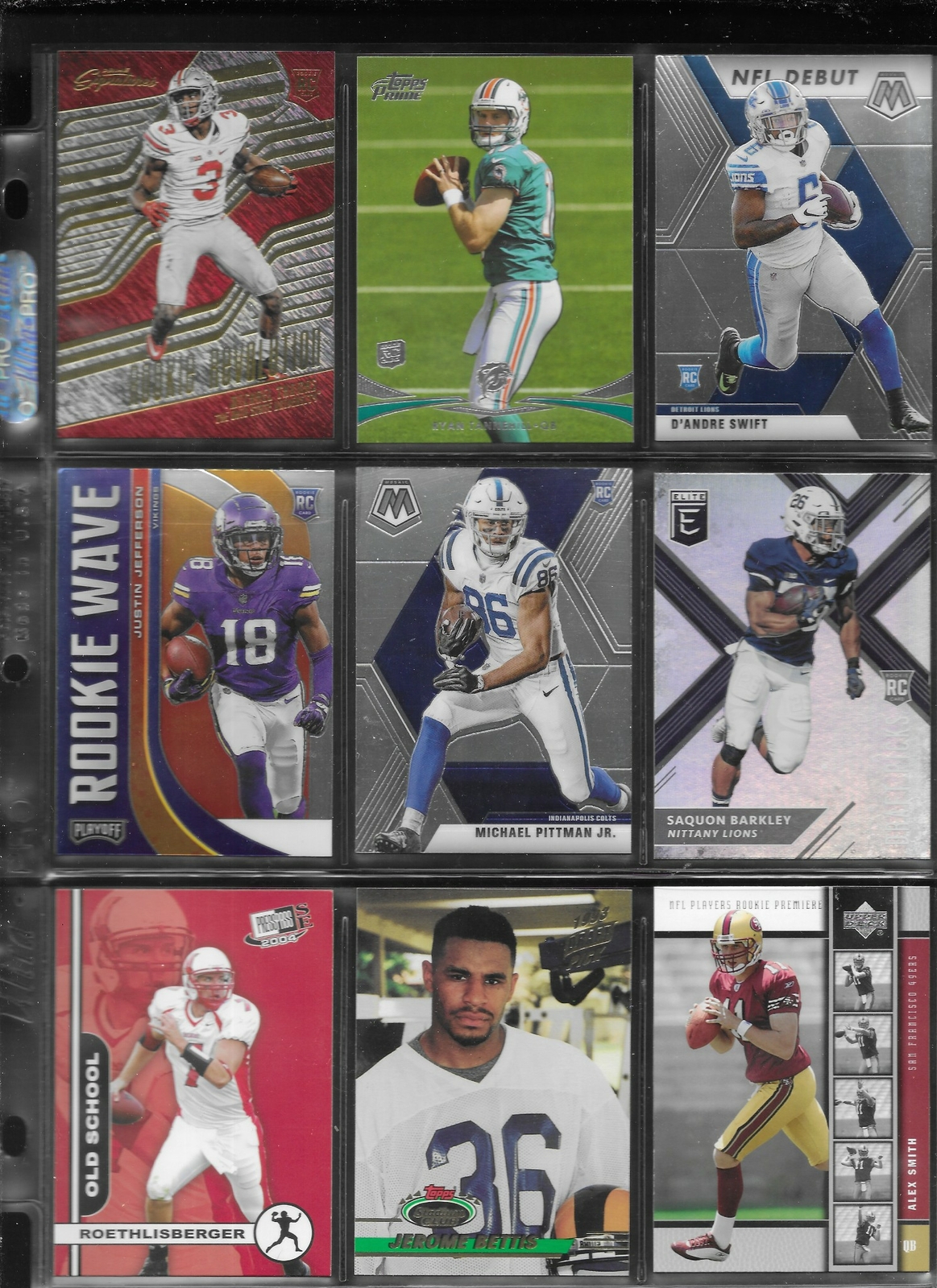 9 Card Football Rookie Lot w/Stars and Hall of Famers #27 | eBay