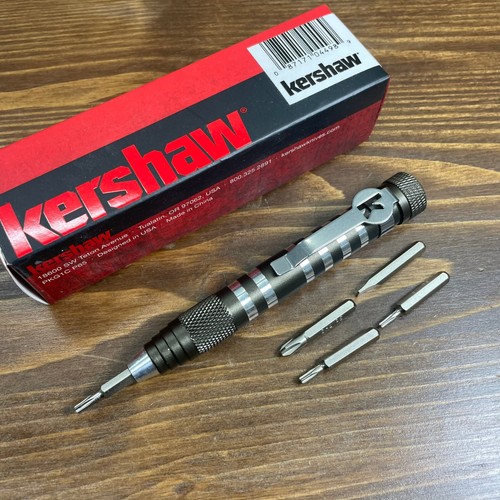 Kershaw TX-Tool 5‑Bit Screwdriver Torx Phillips Magnetic Aluminum 4.8 ...