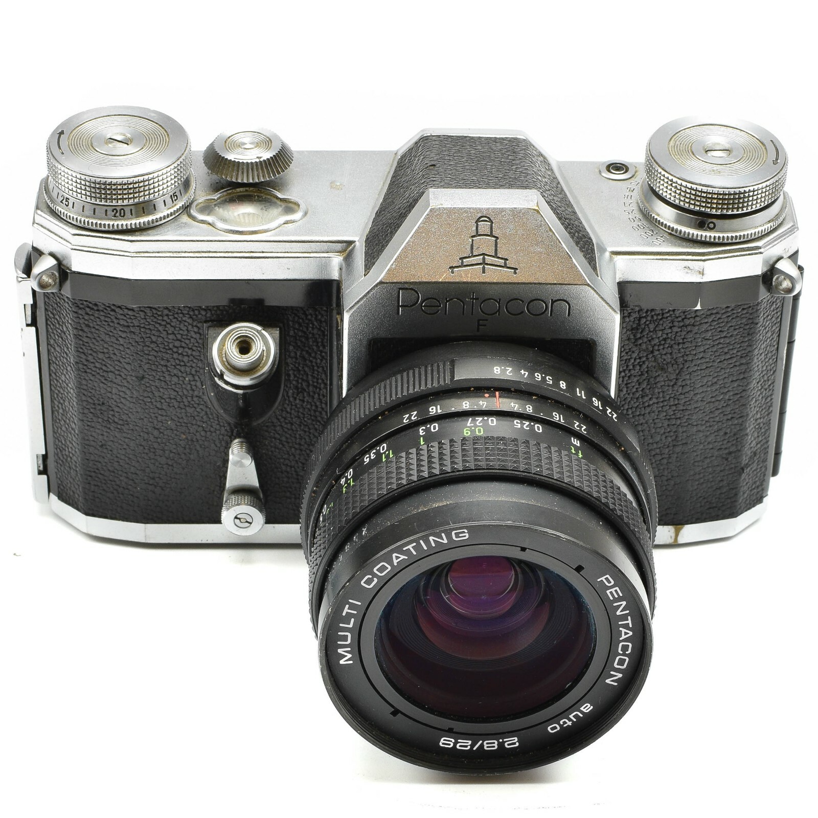 ZEISS PENTACON F 35MM SLR CAMERA WITH PENTACON AUTO 29MM F/2.8 LENS c ...