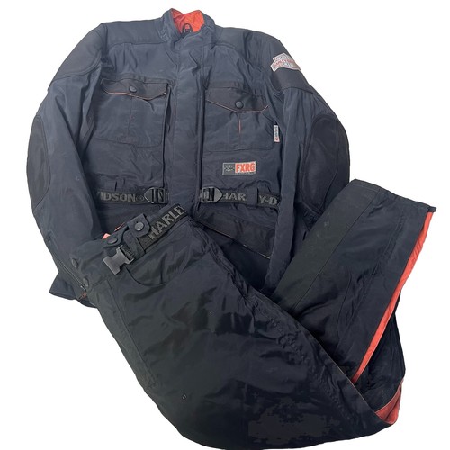 Harley Davidson Jacket And Pants Mens L/M FXRG Scotchlite Reflective ...