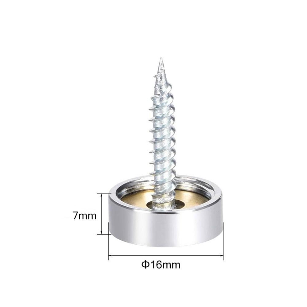 8Pcs Polished Decorative Cap Stainless Steel Screw Caps Cover Nail | eBay