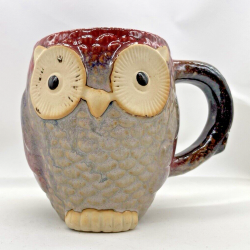 Owl Coffee Mug Large 20oz TEA Figural 3D Bird Fall NEW | eBay