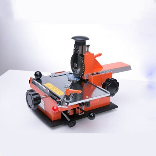 Manual Steel Embossing Machine Metal Name Plate Dog Tag ID Card Marking ...