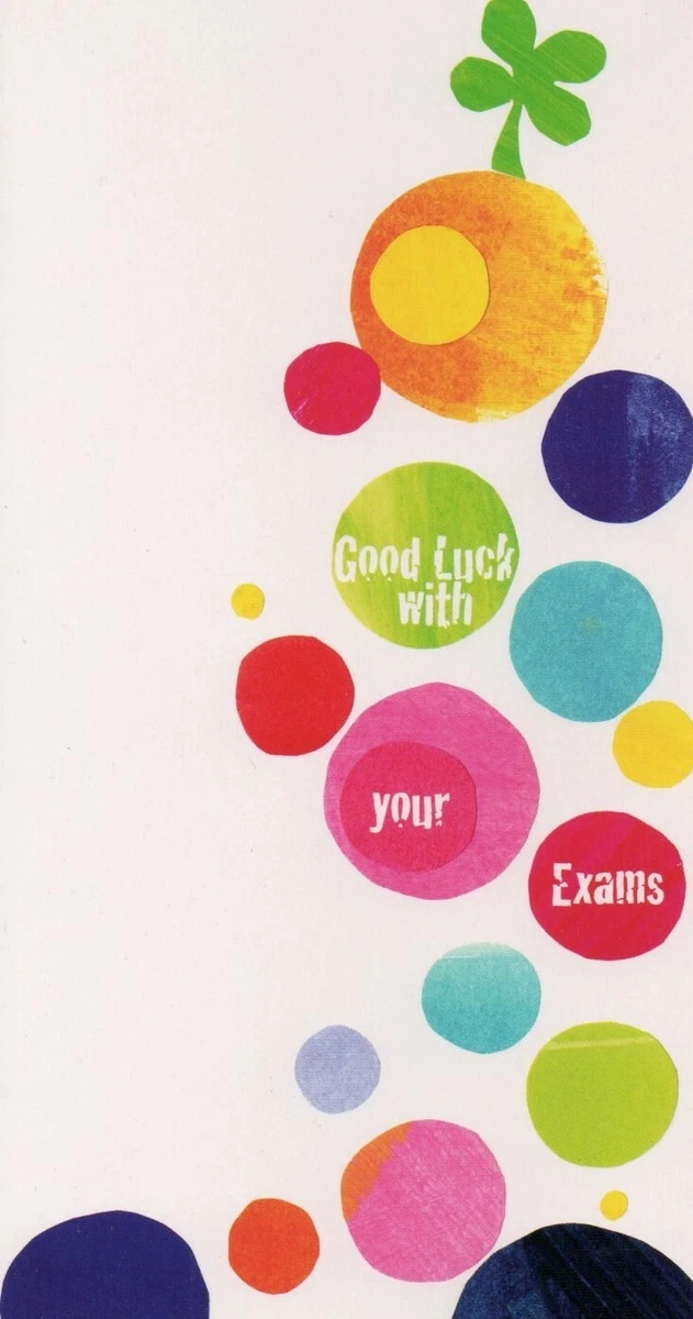 Good Luck On Your Test Clipart