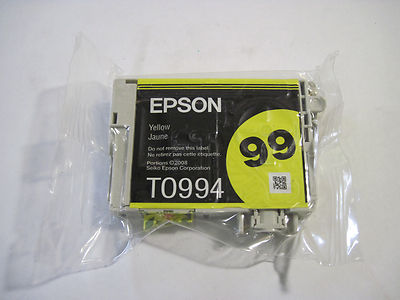 NEW!!! GENUINE Epson 99 Yellow Ink Cartridge T099420 T0994 T099 T99 ...