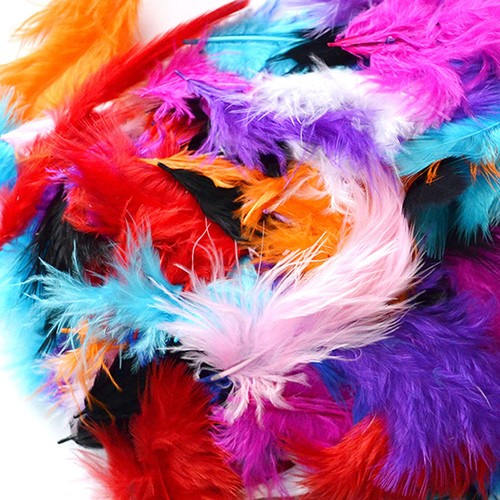 200x Hahnenfedern Hahn Federn NATUR SCHMUCK FEDERN Kostüme Basteln DIY ...