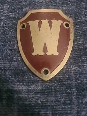 Vintage Coat Of Arms Or Military School Logo 2x1.5" Metal Plate | eBay