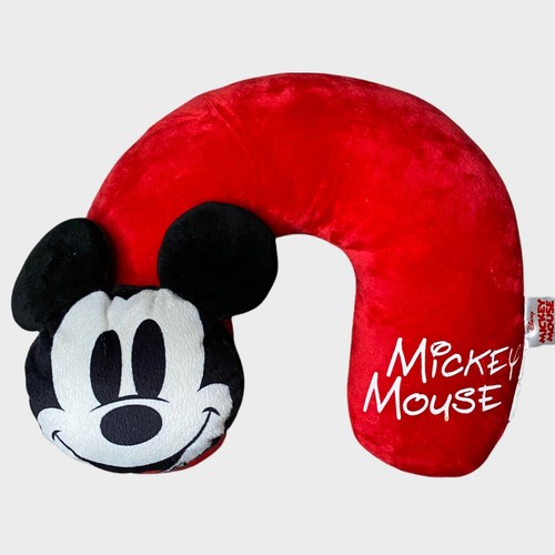 3D Mickey Mouse Neck Pillow Head Rest Red Black White Travel Accessory ...