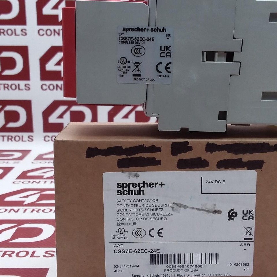 CSS7E-62EC-24E | Sprecher + Schuh | Safety Control Relay 24V, Opened ...
