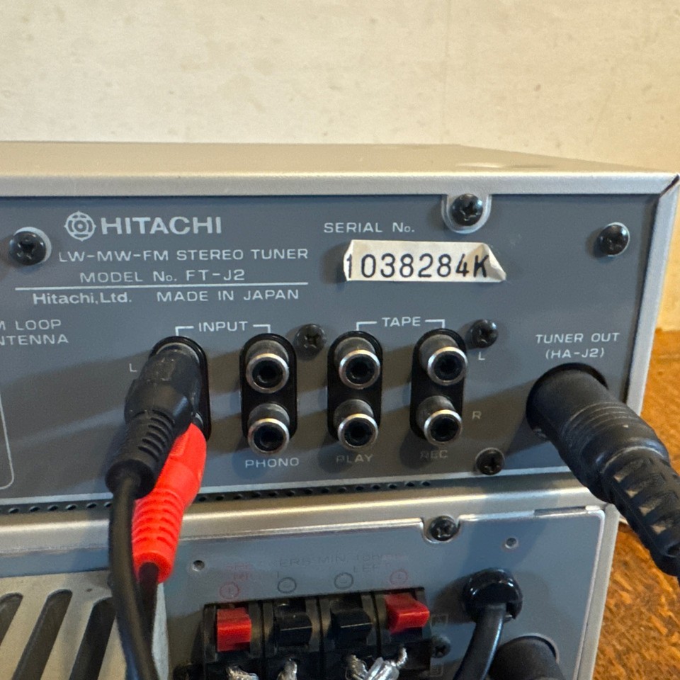 Vintage Hitachi mini set HA-J2 integrated Amplifier & FT-J2 Tuner-FM ...