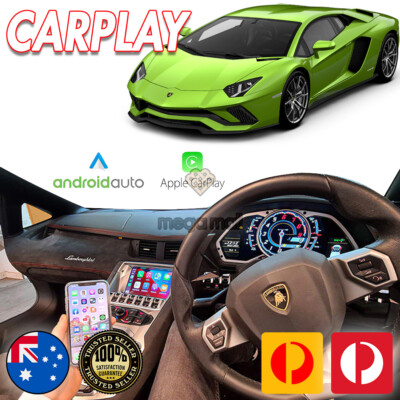 Wireless Apple CarPlay Android Auto Interface for Lamborghini Aventador ...