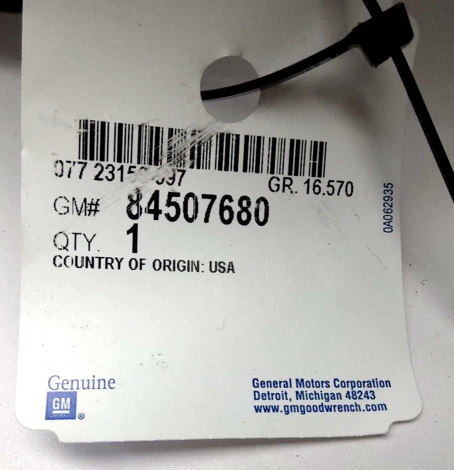 2019-2023 Chevy Silverado 1500 wheelhouse liner left rear OEM 84507680 ...