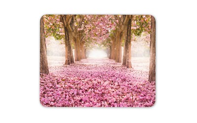 Pink Blossom Trees Mouse Mat Pad - Wedding Pretty Mum Gift PC Computer ...