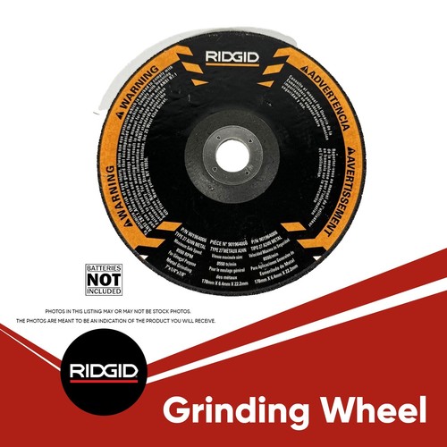 New OEM Parts 7” Grinding Wheel RIDGID R1020/R10202 7" CORDED ANGLE ...