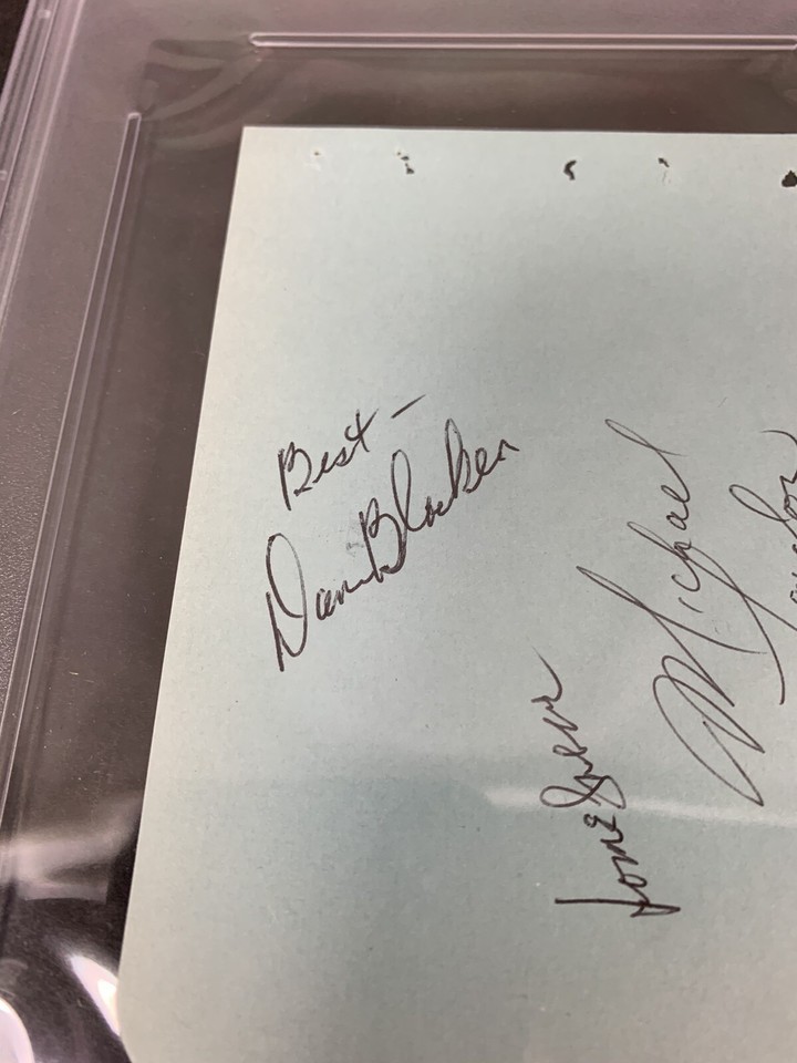 The Finest, Bonanza Autograph Michael Landon, Dan Blocker, Greene PSA ...