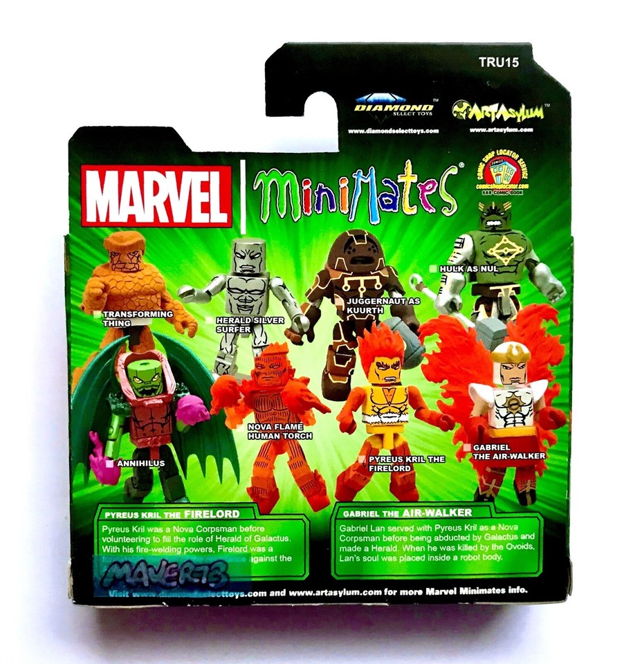 MINIMATES Marvel Firelord & Air Walker Wave 15 TRU Toys R Us Exclusive ...