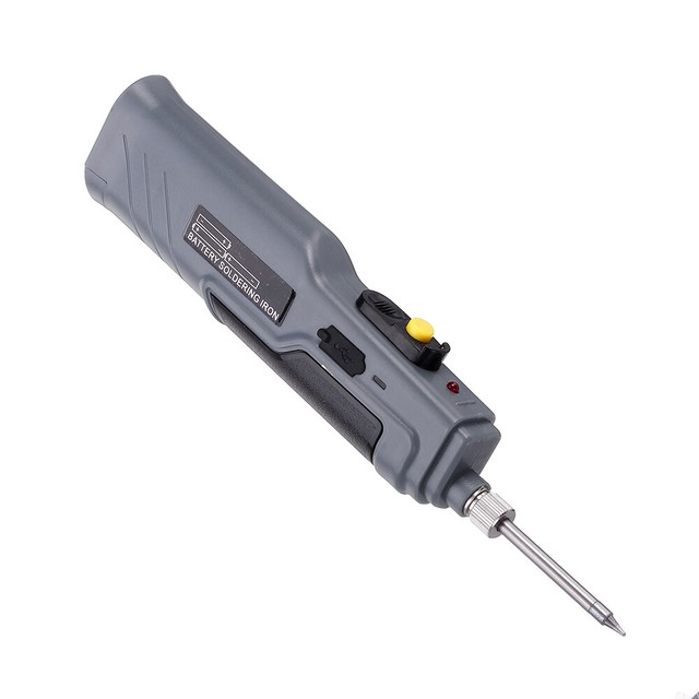 Battery Powered Soldering Iron Pencil Gun Kit With USB Charging Cable ...