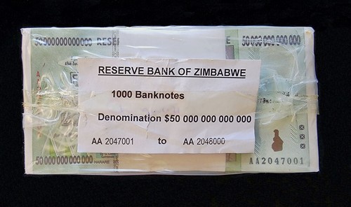 TT PK 90 2008 ZIMBABWE 50 TRILLION RARELY SEEN ORIGINAL SEALED BRICK ...