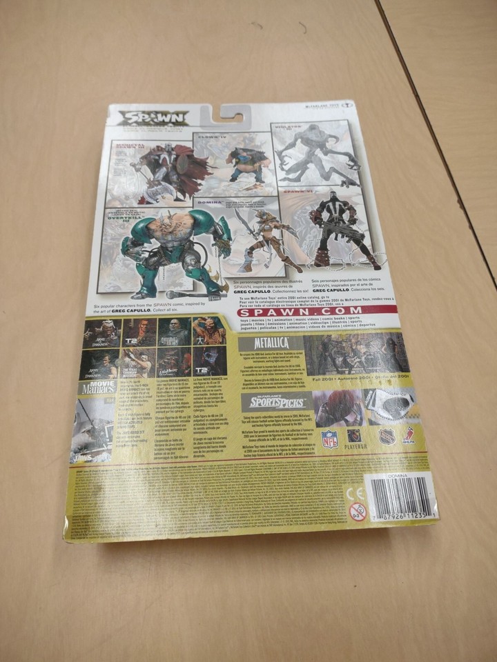 NEW MCFARLANE SPAWN CLASSIC SERIES 20 DOMINA FIGURE 2001 GREG CAPULLO ...