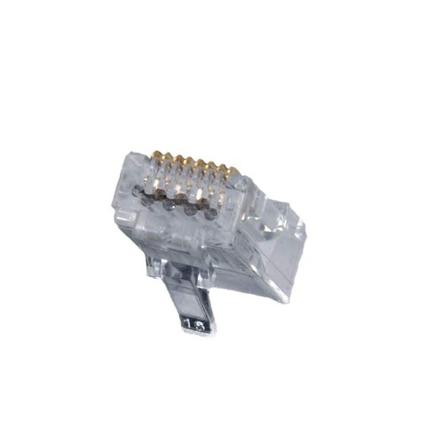 Rj45 Cat6a/6 Snap In Clips 100 Count Passthrough Makes 23awg Cable ...