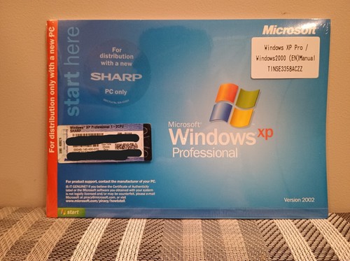 Windows2000 / Windows XP Pro (english) Manual retro computing SEALED NEW! | eBay