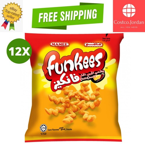 12 Pack X Funkees Chilli Cheese MAMEE Chips Halal (15 grammes) | eBay