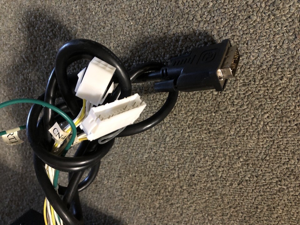 KONAMI CONCERTO SLOT MACHINE 21” VIDEO TOPPER DISPLAY MONITOR. TESTED ...