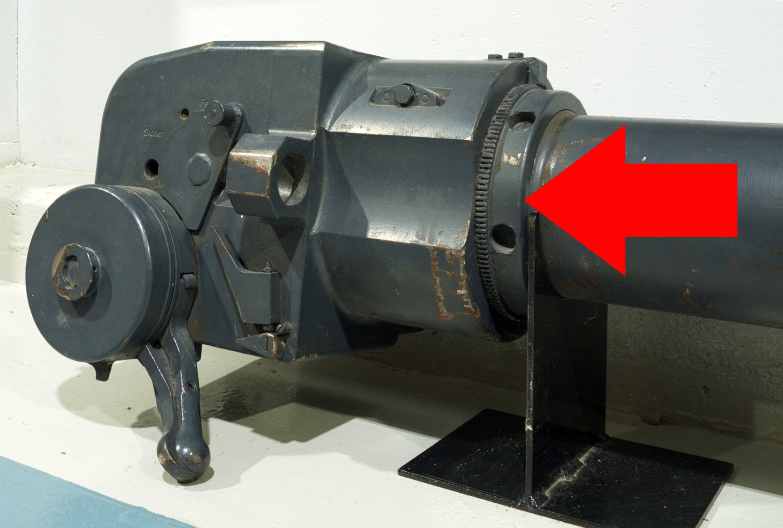 Tiger I / Panzer VI / Sd.Kfz.181 fragment lock nut breech main gun KwK ...