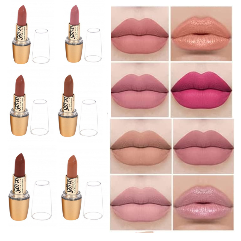 Neutral Lipstick Colors Saffron Nude Matte Lipstick
