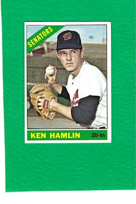1966 Topps #69 Ken Hamlin EX/MT to NM Senators | eBay