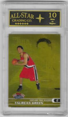 Taurean Green 2007 TOPPS TSC NBA REFRACTOR ROOKIE CARD 146 Trail ...