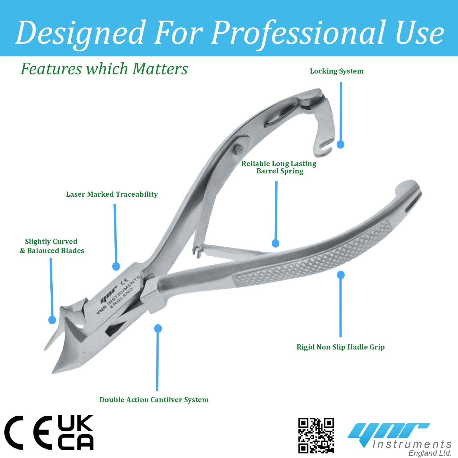 Podiatry Instruments Heavy duty Toe Nail Clippers Cutters Nipper for ...