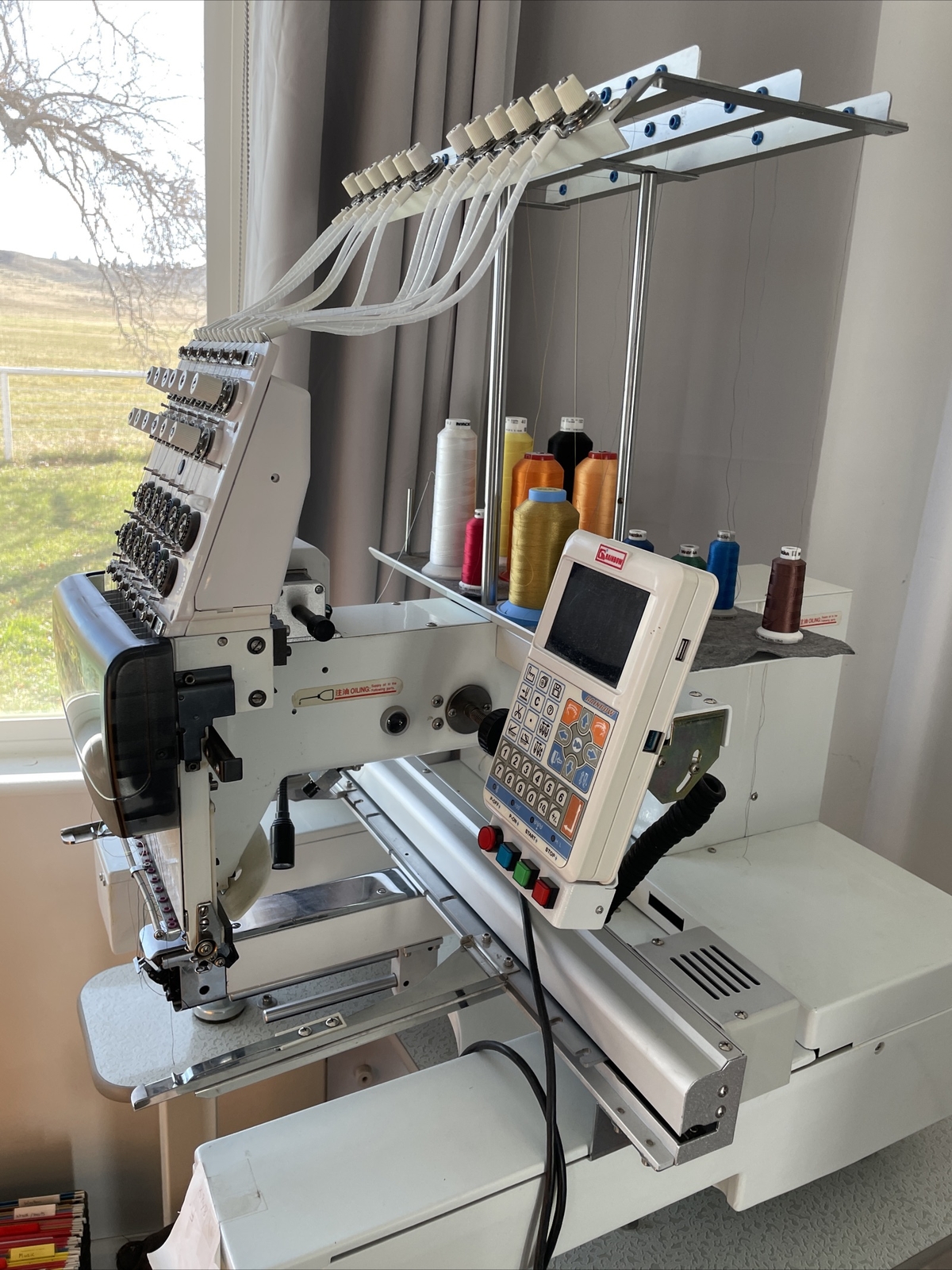 12 needle embroidery machine | eBay