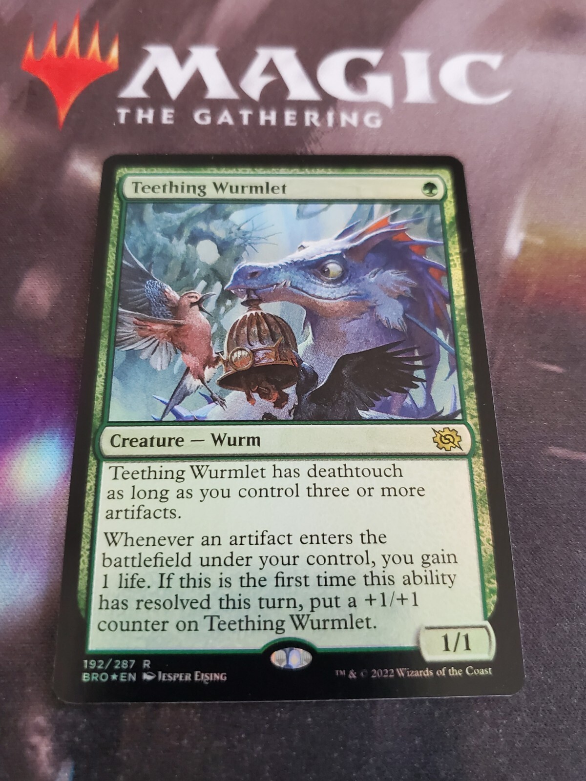 Mtg. 2x Teething Wurmlet. Foil. The Brothers' War. Nm | eBay