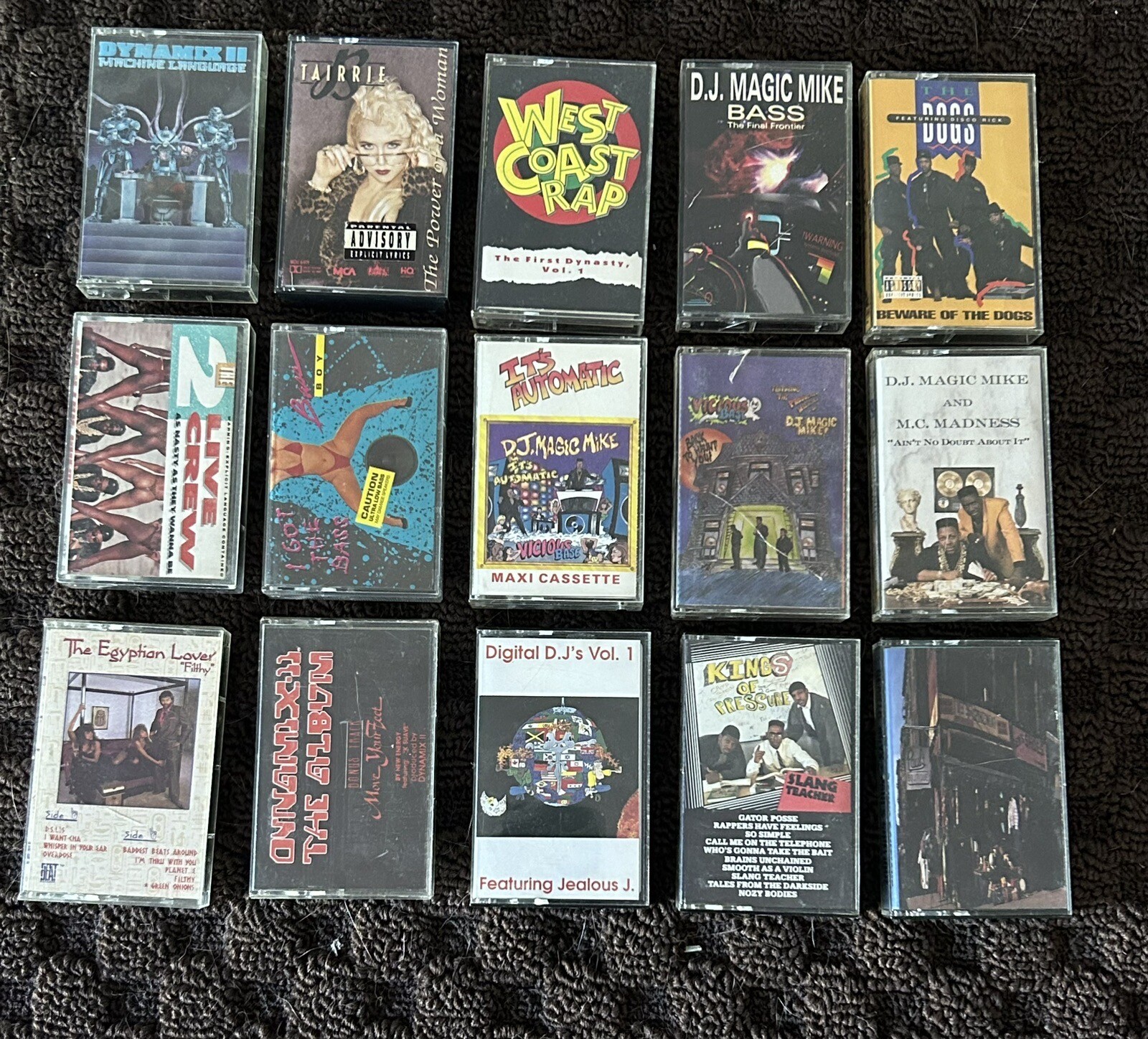 Lot of 45 various Hip Hop Rap 1980's 1990's cassettes (combined ship ...