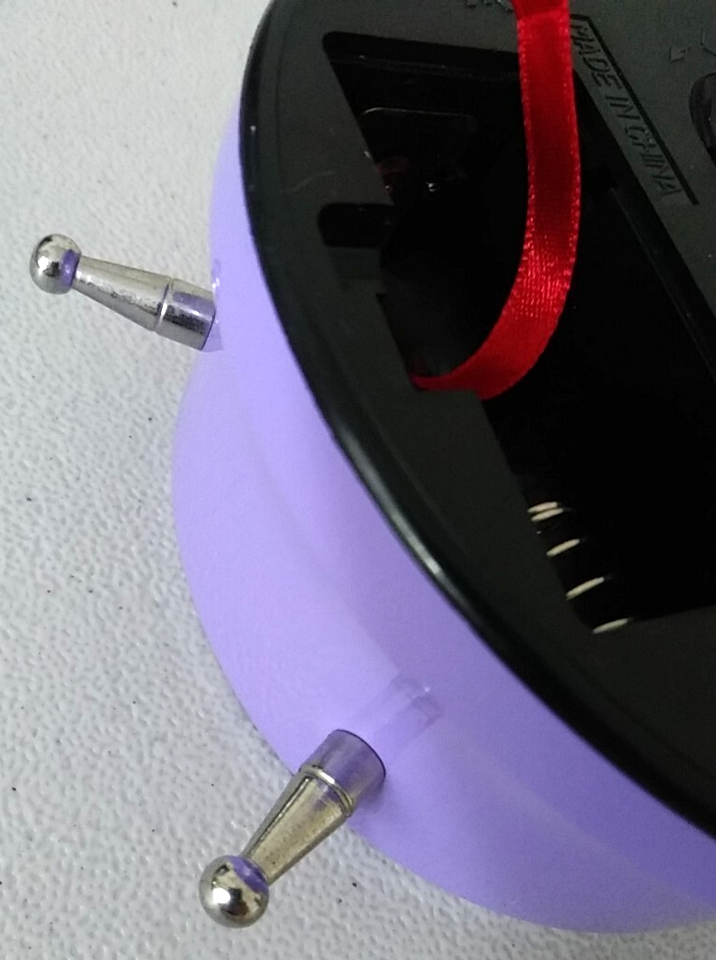 DISNEY Fairies Tinkerbell Twin Bell Alarm Clock Purple Retro ...