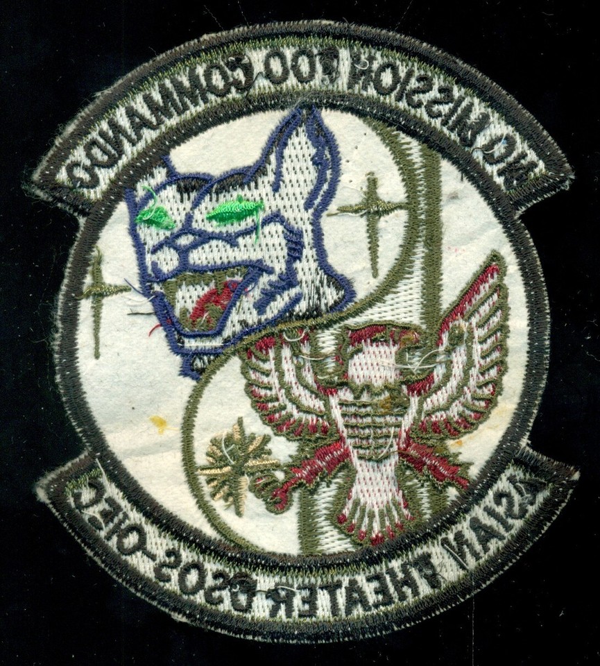 USAF 1st SOS 17th SOS Asian Theater Special Operations OSOS-OIEC Patch ...