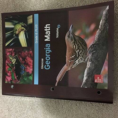 Glencoe Georgia Math Volume 2 Grade 6 Plus - Paperback - VERY GOOD | eBay