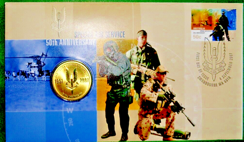 2007 SAS 50TH ANNIVERSARY STAMP & $1 UNC COIN - PNC AUSTRALIA. | eBay ...
