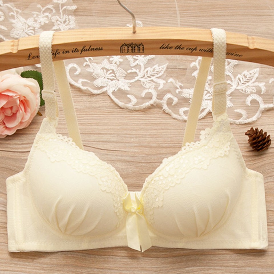 Women Bras Lace Padded Push Up Bra Wireless Sexy Lingerie Underwear AAA ...
